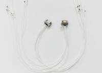 China Nano D Connector Male Plug 9 Pins~69 Contacts Crimping Wire Length 200cm for sale