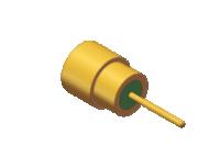 China Hermetically Sealed 50Ω Gold Plated SMPS SMPM RF Connector Male PCB 60GHz  for PCB Soldering for sale