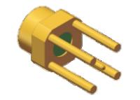 China 50Ω SMPM Male RF Connector 0.3MHz-40GHz 170V for PCB for sale
