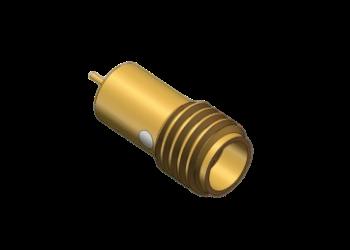 China Hermetically Sealed 50Ω Copper Alloy Bulkhead Female Mini SMA Jack SSMA RF Connector for Harsh Environments for sale