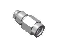China 50Ω Reverse Polarity SSMA Female Mini SMA Jack Straight Right Angle RF Coaxial CXN3506 Flexible Cable Connector 18GHz for sale