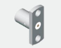 China Stainless Steel SMP Male Half Detent Planel Mount SMP Plug 2 Hole Flange Mount Limited Detent Frequency Up To 18GHz for sale
