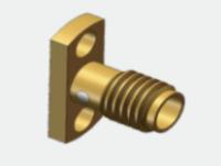 China Stainless Steel SSMA Female RF Coaxial Connector with Copper Alloy Conductors and PTFE Insulators for High-Frequency Performance for sale