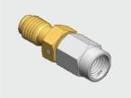China SSMA / Mini SMA Male Plug to Male Plug RF Coaxial Adapters Up to 18GHz for sale