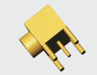 China RA SMP Male Semi Detent Microstrip Connector For PCB Through Hole Solder Mounting for sale