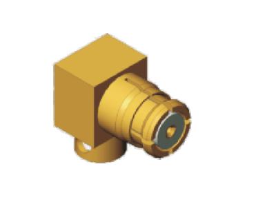 China Right Angle SMP Female Cable Connector Straight Jack SMP Cable Frequency Up To 18GHz for sale