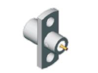 China Stainless Steel SMP Male Half Detent Planel Mount SMP Plug 2 Hole Flange Mount Limited Detent Frequency Up To 18GHz for sale