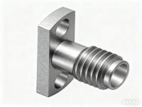 China Stainless Steel SSMA Female Flange Mount Frequency Range 0.3MHz to 18GHz Using Microwave Component for sale