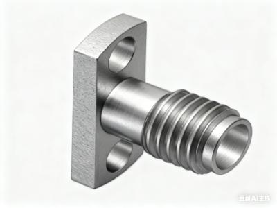China Stainless Steel SSMA Female Flange Mount Frequency Range 0.3MHz to 18GHz Using Microwave Component for sale