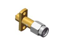 China Screw 10-36UNS-2 SSMA RF flange mount RF coaxial connector gold plating housing designed for communication systems for sale