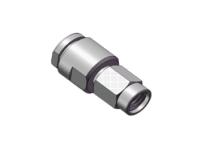 China Stainless Steel Mini SMA cable connector for RF signal transmission in navigation systems for sale