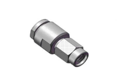 China Stainless Steel Mini SMA cable connector for RF signal transmission in navigation systems for sale