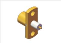 China 18GHz SMP Male Plug RF Coaxial Connector Limited Detent Thru Hole Solder Attachment Flange Mount for Telemetry Equipment & Radar Systems for sale