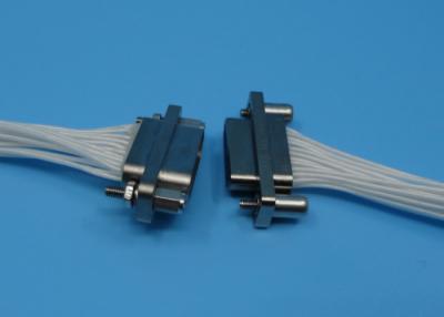 China J30J Series Connector 21pins Female Socket Center Contact Gold Plating with White Wire 500mm for Satcom, Sensors for sale