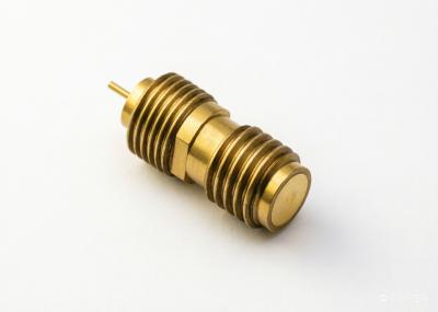 China Hermetically Sealed SSMA RF Connector Female Jack Bulkhead Mount 18GHz Stable Signal Transmission for Radar for sale