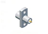 China Stainless Steel SMP RF Connector Male Flange Mount Limited Detent 18GHz 50 Ohm for sale