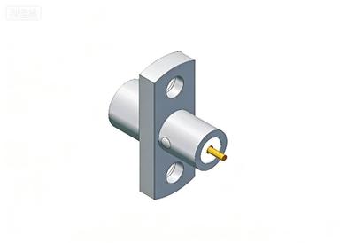 China Stainless Steel SMP RF Connector Male Flange Mount Limited Detent 18GHz 50 Ohm for sale