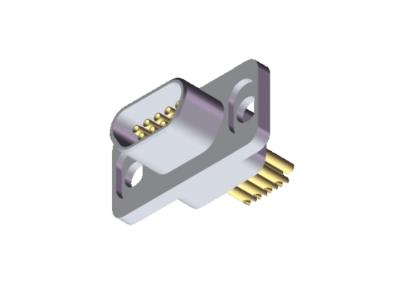 China Micro Rectangle MDM D Sub 9 Pins Connector Hermetic Sockets for sale