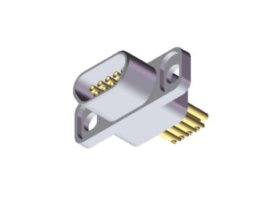 China Micro Rectangle MDM D Sub 9 Pins Connector Hermetic Sockets for sale