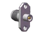 China SS Shell 40GHz 2.92mm RF Connector K Socket Flange Mount Hole Spacing .480 inch (12.2mm) for sale