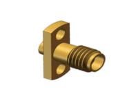 China 50Ω 18GHz SSMA Male Mini SMA Flange Mount RF Coaxial Connector Cable Mating for .086 Cable, RG405 for sale