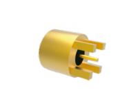 China 50Ω 40GHz Hermetically Sealed Kovar Alloy Shell 4 leg Through Hole Connectors for PCB Solder Aerospace RF Connectors for sale