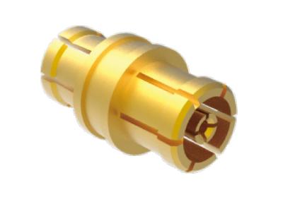 China 50Ω 40GHz SMPM Jack to Jack Adapter Aerospace RF Connectors with Low Insertion Loss for sale