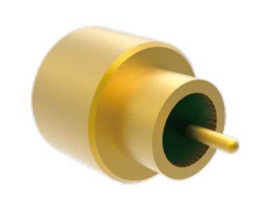 China 50Ω 40GHz Hermetically Sealed SMPM Plug Smooth Bore for PCB Solder with Pin OD 0.3mm Aerospace RF Connectors with Low Insertion Loss for sale