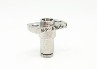 China Full Detent 2 Holes Flange Mount Nickel Plated Male Straight SMP RF Connector for sale