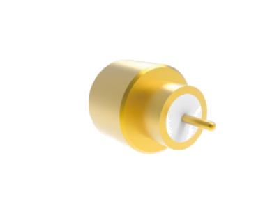China 50Ω 40GHz Hermetically Sealed SMPM Plug Full Detent for PCB Solder with Pin OD 2.18mm Aerospace RF Connectors with Low Insertion Loss for sale
