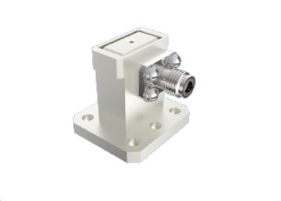 China 50Ω 15GHz~22GHz WR 51/BJ180 Waveguide to 2.92mm Adapter Ku/K Band Right Angle Structure Aerospace RF Connectors with Low VSWR & Low Insertion Loss for sale