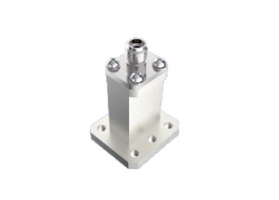 China WR 51 Waveguide to 2.92mm K Type Adapter Ku/K Band 15GHz~22GHz End Launch Aerospace RF Connectors with Low Insertion Loss for sale