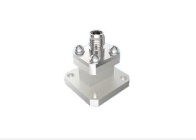 China WR 42 Waveguide to 2.92mm K Type Adapter 18GHz~26.5GHz End Launch Aerospace RF Connectors Using for K Band for sale