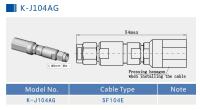 China K Series Male Stainless Steel RF Coaxial Connector for SF104E Cable Plug for sale
