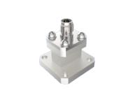 China BJ220/WR 42 Waveguide to 2.92mm K Type Adapter 18GHz~26.5GHz End Launch Aerospace RF Connectors Using for K Band for sale