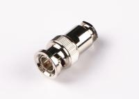 China Compression Straight Coax BNC Crimp Connector 50Ω Impedance for sale