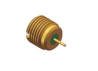 China 50 Ohm Gold Plated Hermetic Glass Sealing SMP RF Connector Male Bulkhead Smooth Bore 40GHz for sale