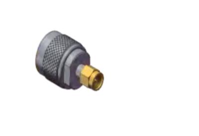 China Brass Nickal Plating SMA Male Plug To N Male Plug Between Series RF Adapter Frequency Up To 18 GHz for sale