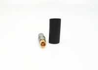 China Mini Straight SMPM RF Connector With Heat Shrink Tubing Female Socket for sale