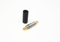 China Mini Straight SMPM RF Connector With Heat Shrink Tubing Female Socket for sale