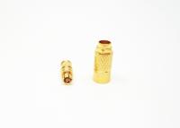 China Straight Female SMPM RF Connector Gold Plated Durable for Radar Microwave for sale