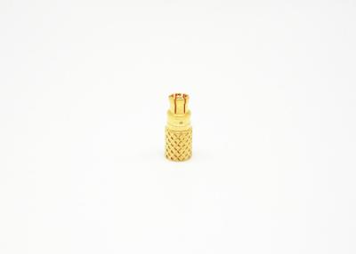 China Straight SMPM RF Small Coax Connectors , Miniature RF Connectors Brass Material for sale