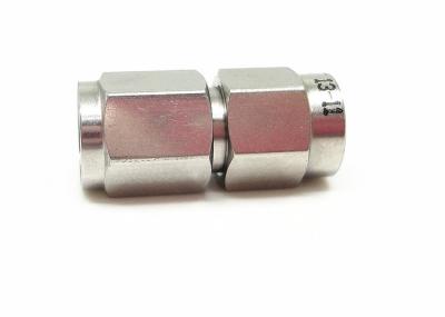 China Stainless Steel 3.5mm to 2.4mm Type Male to Male (MMW)Millimeter Wave Adaptor for sale