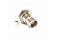 China ROHS Compliant TNC Female Bulkhead Connector for RG316 for sale