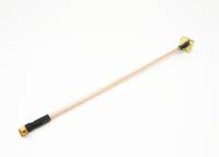 China MMCX 4 Holes Flange Male Right Angle RF Cable Assemblies MMCX Male RG316 for sale