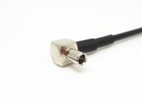 China SMA Female Right Angle RF Cable Assemblies RG174/U Gold Plated for sale