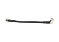 China Gold Plated 75ohm F Male to Male Right Angle RF Cable Assemblies RG59 for sale