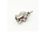 China RoHS Approved 75Ohm BNC Cable Connector Nickel Plated for sale
