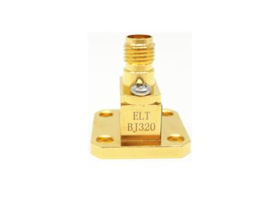 China WR28 K 2.92mm Waveguide To Coaxial Adapter Female End Launch K/BJ320-KF1 for sale