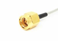 China 50ohm SMA Male RF Cable Assemblies Au Plated Custom RF Cable Assembly for sale